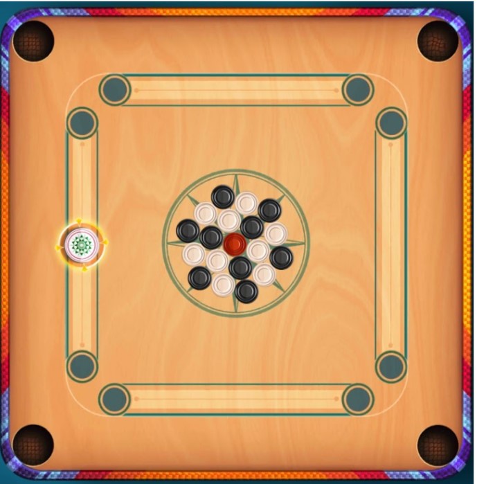 Play Carrom Online Learn To Move Different Carrom Pieces